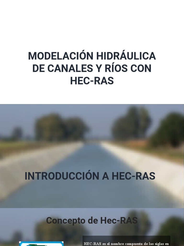Introducción a HEC-RAS y su Utilidad | PDF | Descarga (hidrología) | Río