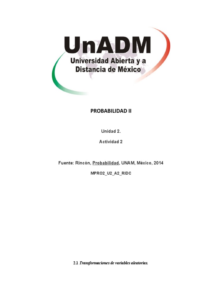 Mpro2 U2 A2 | PDF