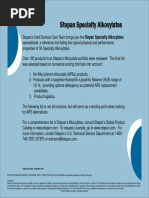 Huntsman Teric | PDF | Chemistry | Chemicals