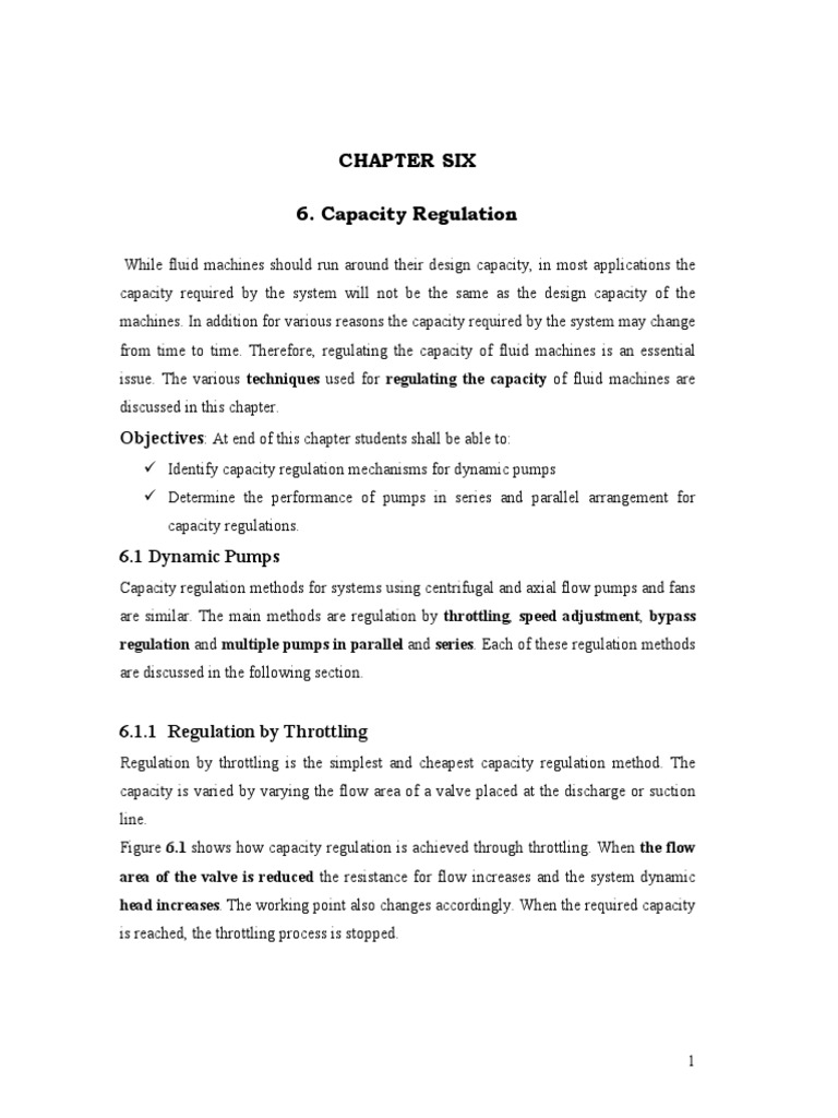 Chapter 6 Pdf Throttle Pump