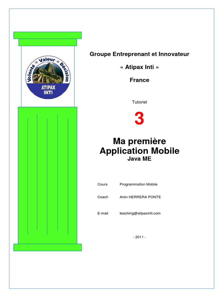Application Mobile Netbeans PDF | PDF | NetBeans | Applications et ...