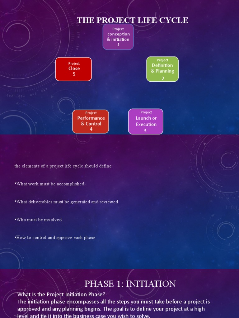 The Project Life Cycle | PDF | Project Management | Goal