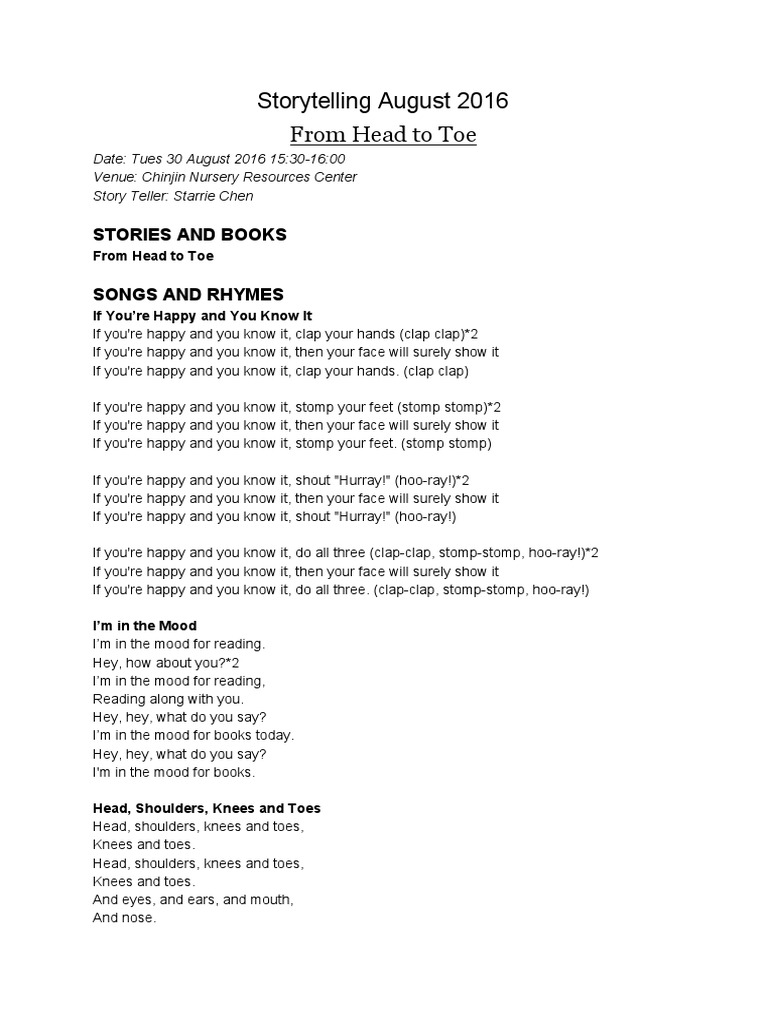 Shout Hurray: Kids' Storytime Fun | PDF