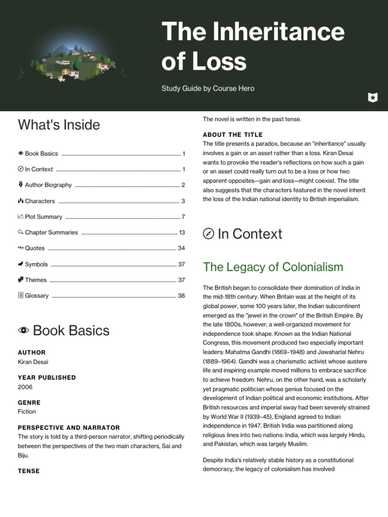 The Inheritance of Loss | PDF | Jawaharlal Nehru | Mahatma Gandhi