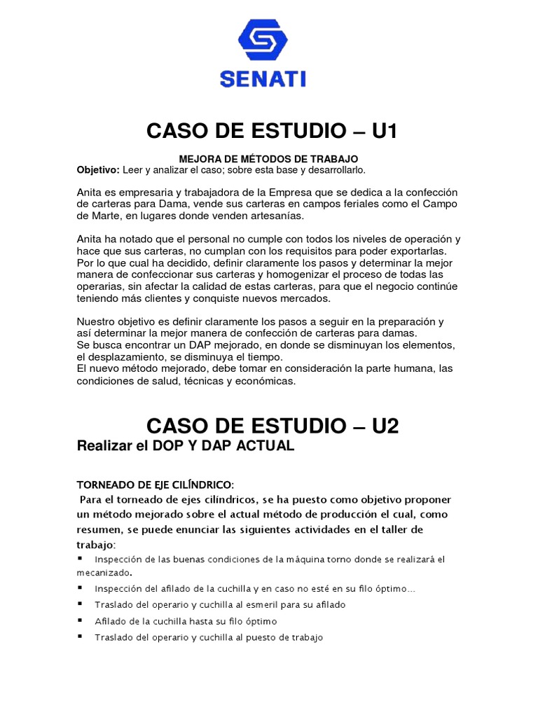 Caso de Estudio 1 PDF | PDF