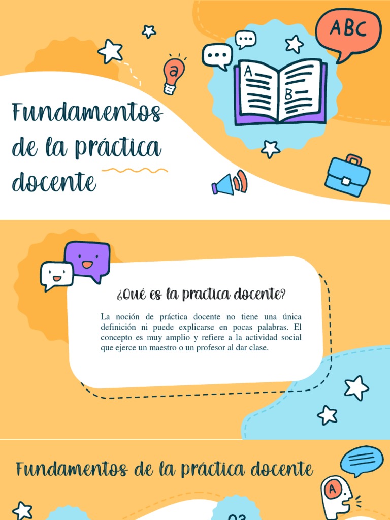 Definición de la práctica docente | PDF