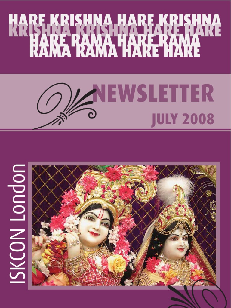 ISKCON London (UK) - 2007 07-July Newsletter | PDF | Hindu Gods | Forms ...