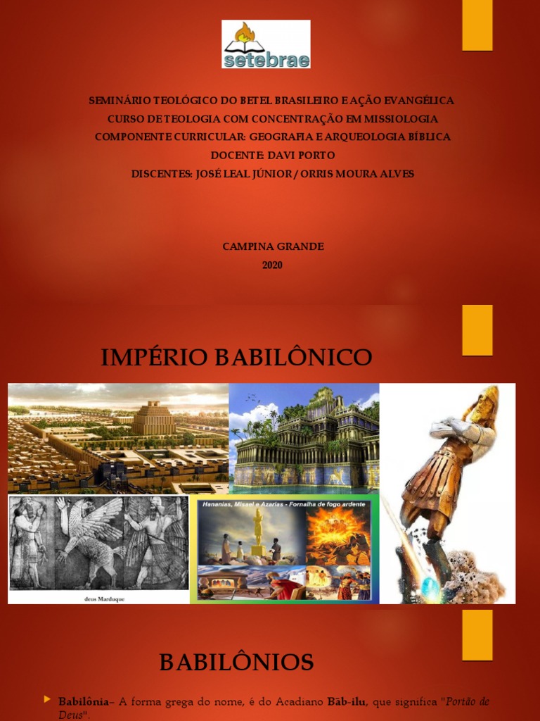 História do Império Babilônico | PDF | Babilônia | Babilônia