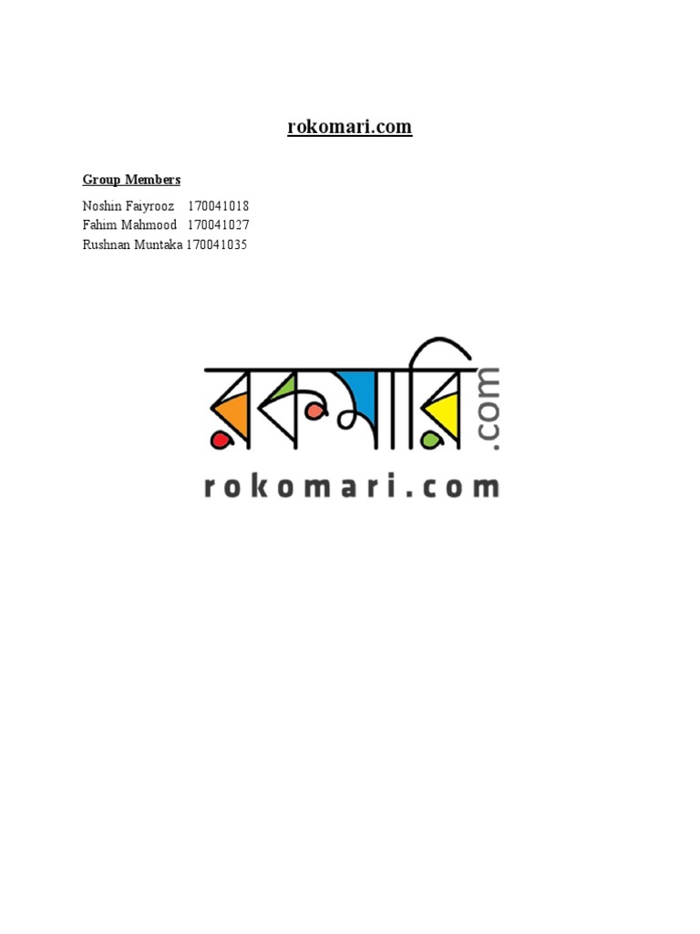 Report On Rokomari | PDF