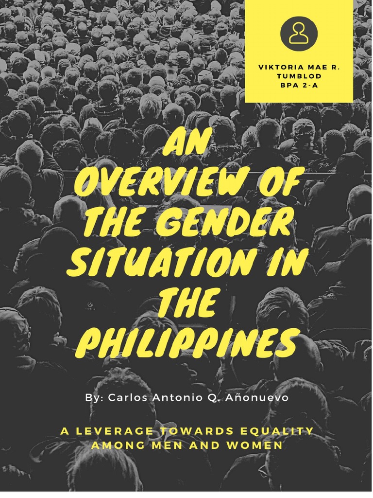 An Overview of The Gender Situation in The Philippines | PDF | Gender ...