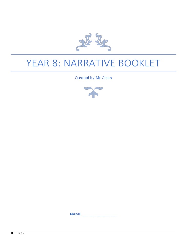 Year 8 Narrative Booklet | PDF | Fantasy | Narrative