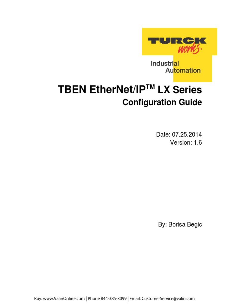 Tben Ethernet/Ip: LX Series | PDF | Multicast | Ip Address