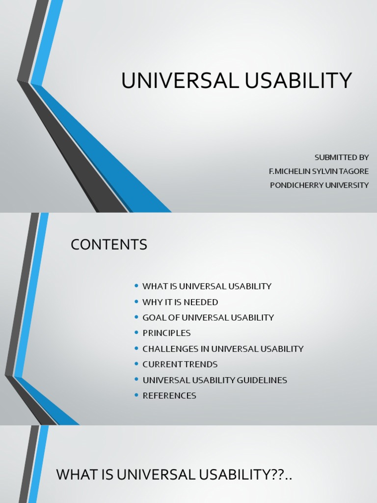 Michelin Sylvin Tagore - 18352032 - Universal Usability | PDF | Computers
