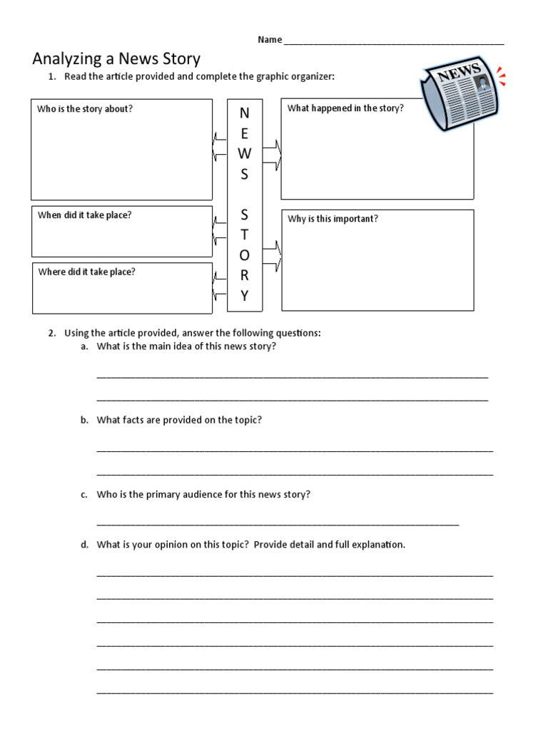 Analyzing a News Story Assignment | PDF | Foreign Language Studies
