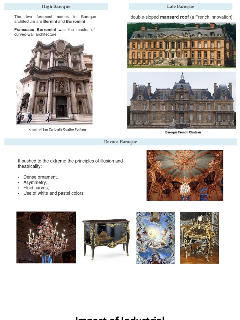 Baroque and Industrial Revolution | PDF | Baroque | Industrial Revolution
