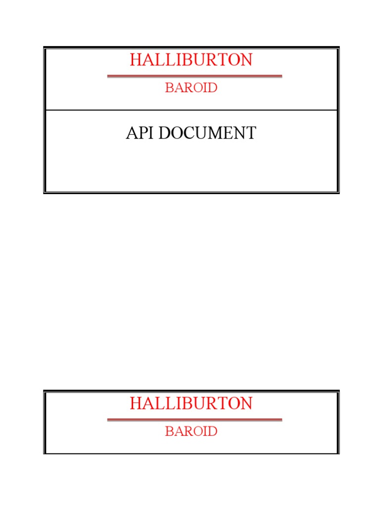 Halliburton Baroid Emergency Response & Lab Docs | PDF