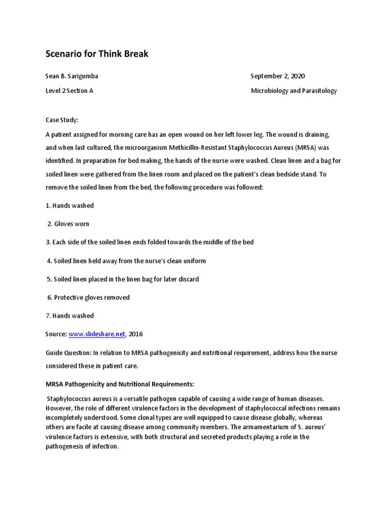 2A - Sarigumba-Scenario For Think Break | PDF