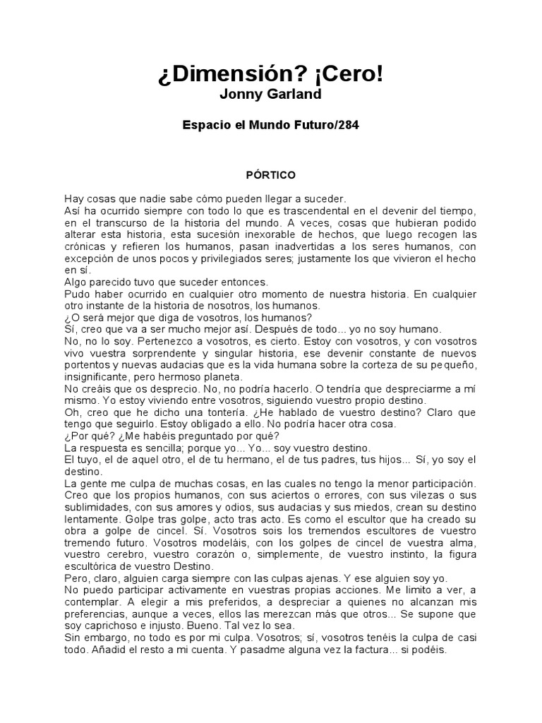 EEMF284 - Johnny Garland - DIMENSIÓN CERO | PDF | Discapacidad visual ...