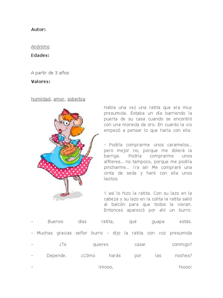 La Ratita Presumida | PDF