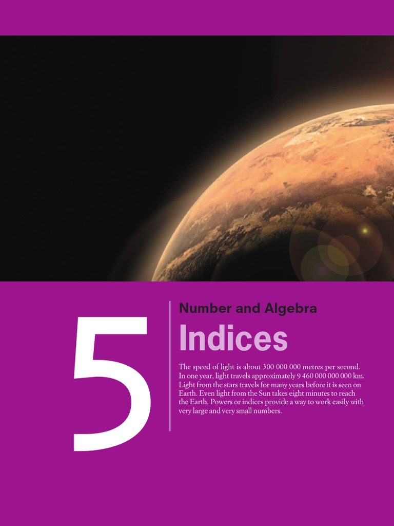 New Century Maths Advanced 9 - Chapter 5. Indices PDF | PDF | Fraction ...
