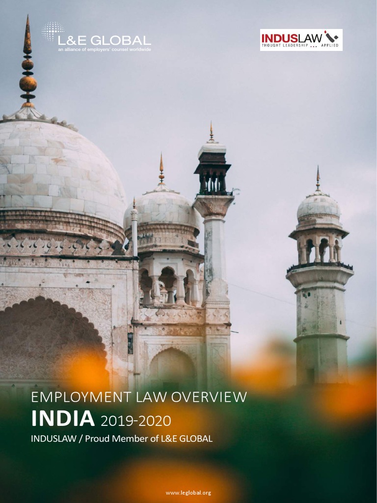 India: Employment Law Overview 2019-2020 | PDF | Employment | Labour Law