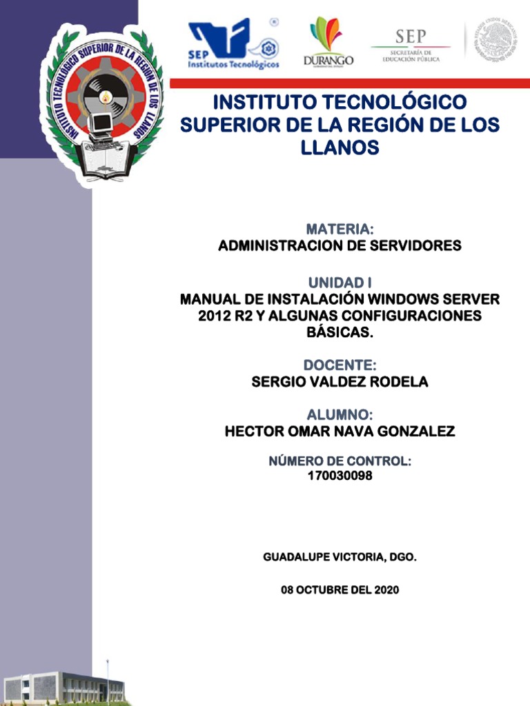 Manual de Intalacion Windows Server 2012 R2 | PDF | Ventana ...