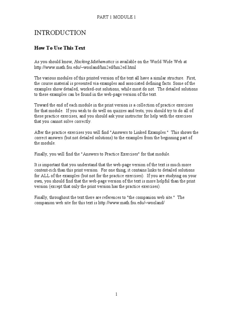 Part 1 | PDF | Empty Set | Set (Mathematics)