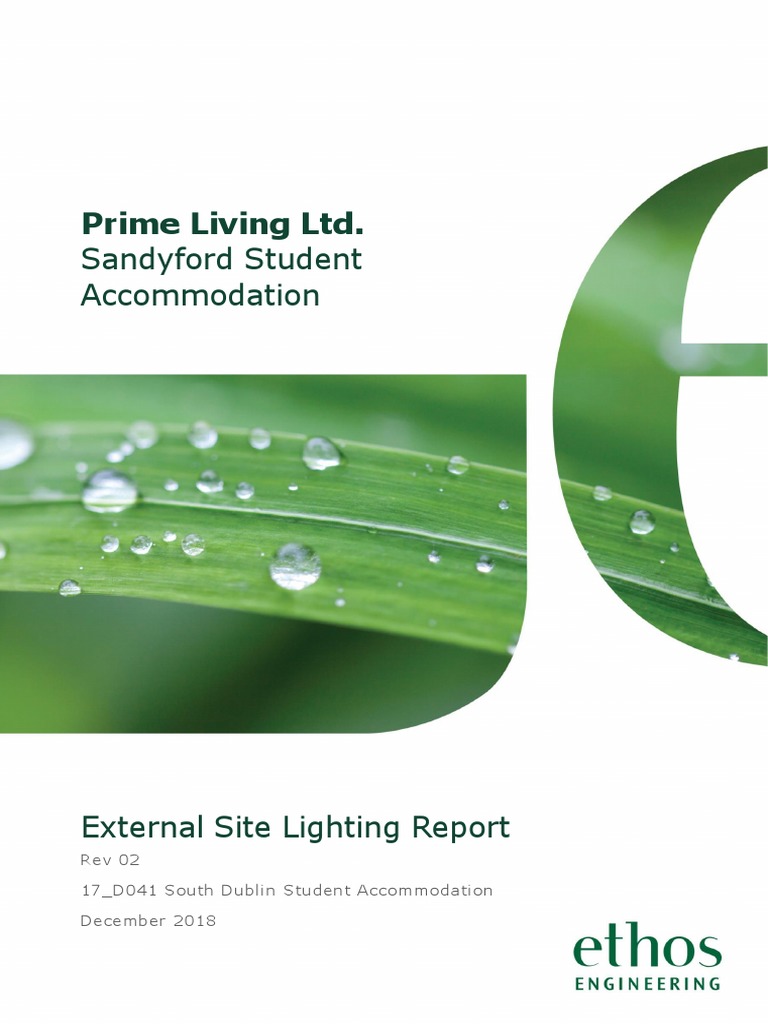 External Lighting Report | PDF | Lighting | Optics