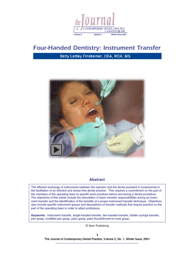 TRANSFER INSTRUMENT FHD PDF | PDF | Syringe | Dentistry