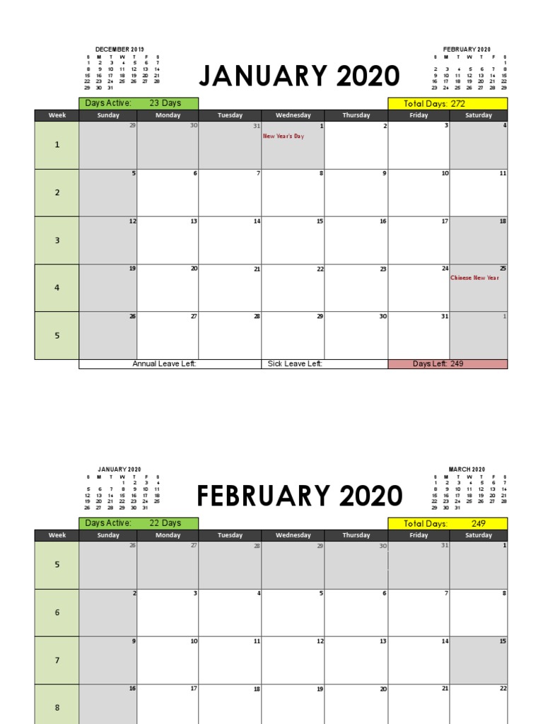 Leave Tracker and Calendar Overview | PDF | Holidays | Observances