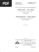 JIS Z 2241-2011 Metallic Materials - Tensile Testing - Method of | PDF