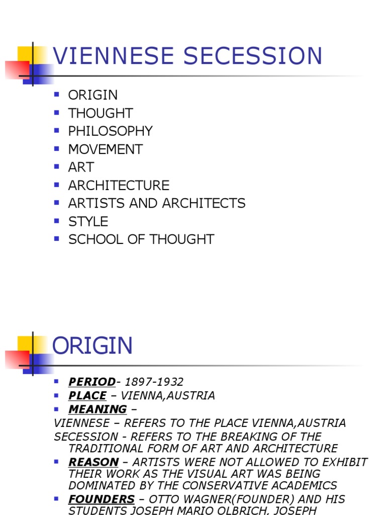 Viennese Secession | PDF | Art Nouveau | Art Movements