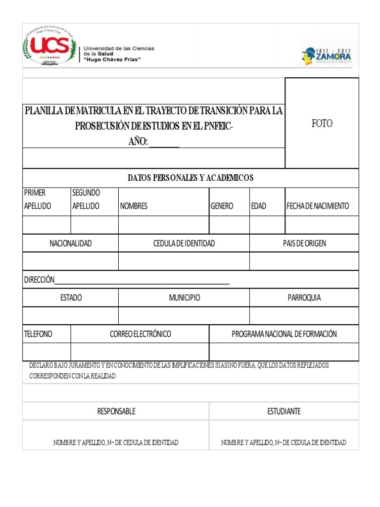 PLANILLAS | PDF | Venezuela | Instituciones sociales