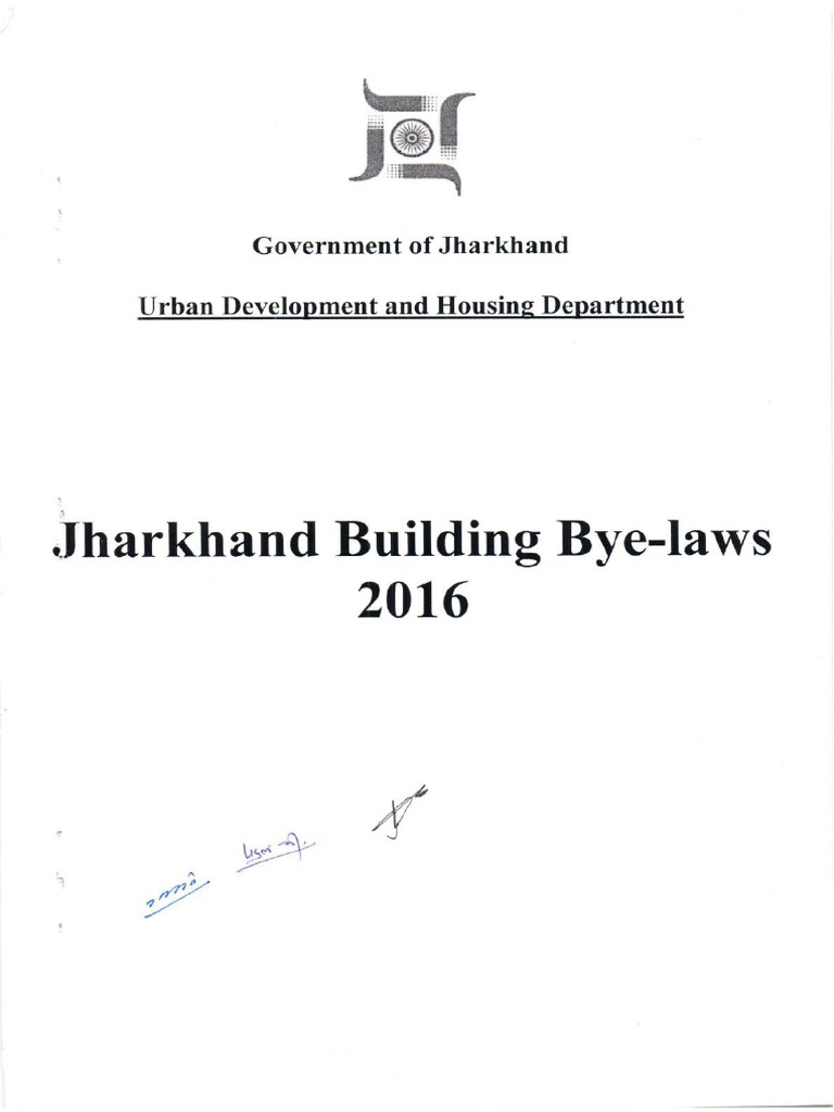 Jharkhand Building Bylaws PDF | PDF
