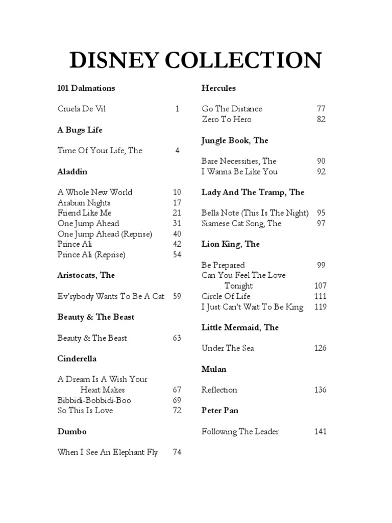 Disney Music PDF | PDF