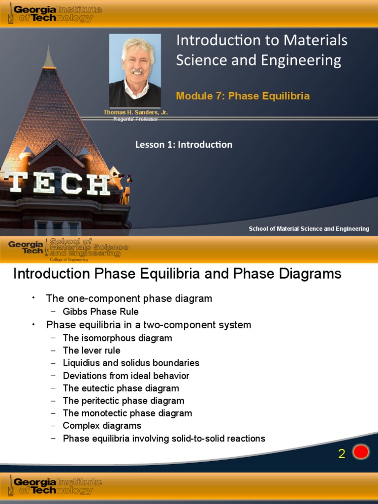 Phase Equilibria | PDF | Phase (Matter) | Phase Diagram