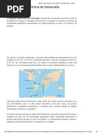 Posicion Geografica y Limites de Venezuela | PDF