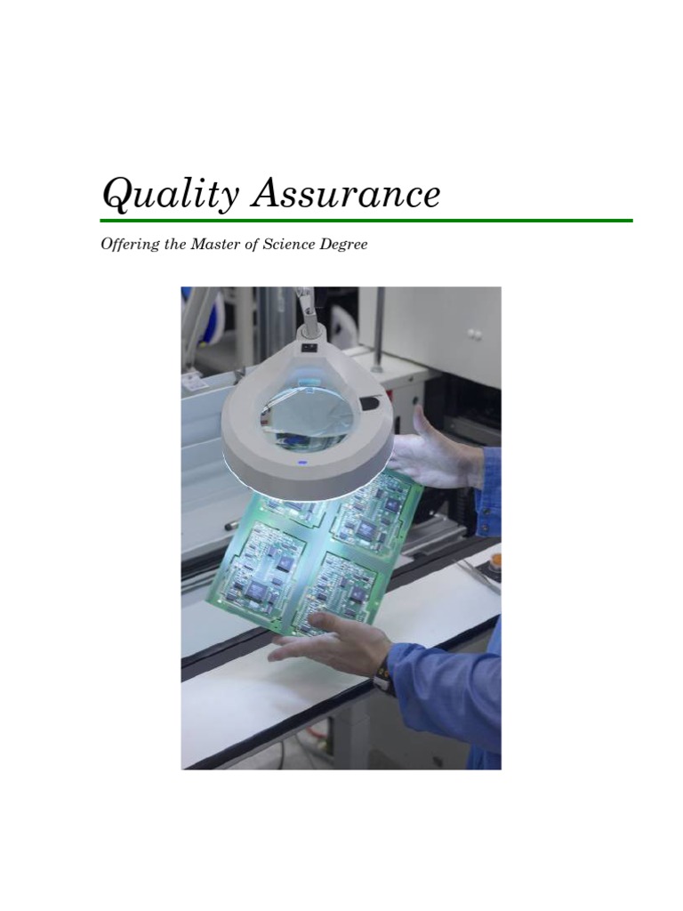 Southern Polytechnic State University MSQA | PDF | Quality Assurance ...