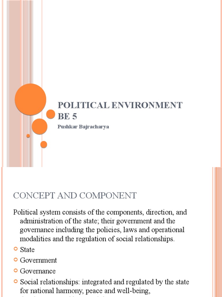 Political Environment | PDF | Governance | Risk