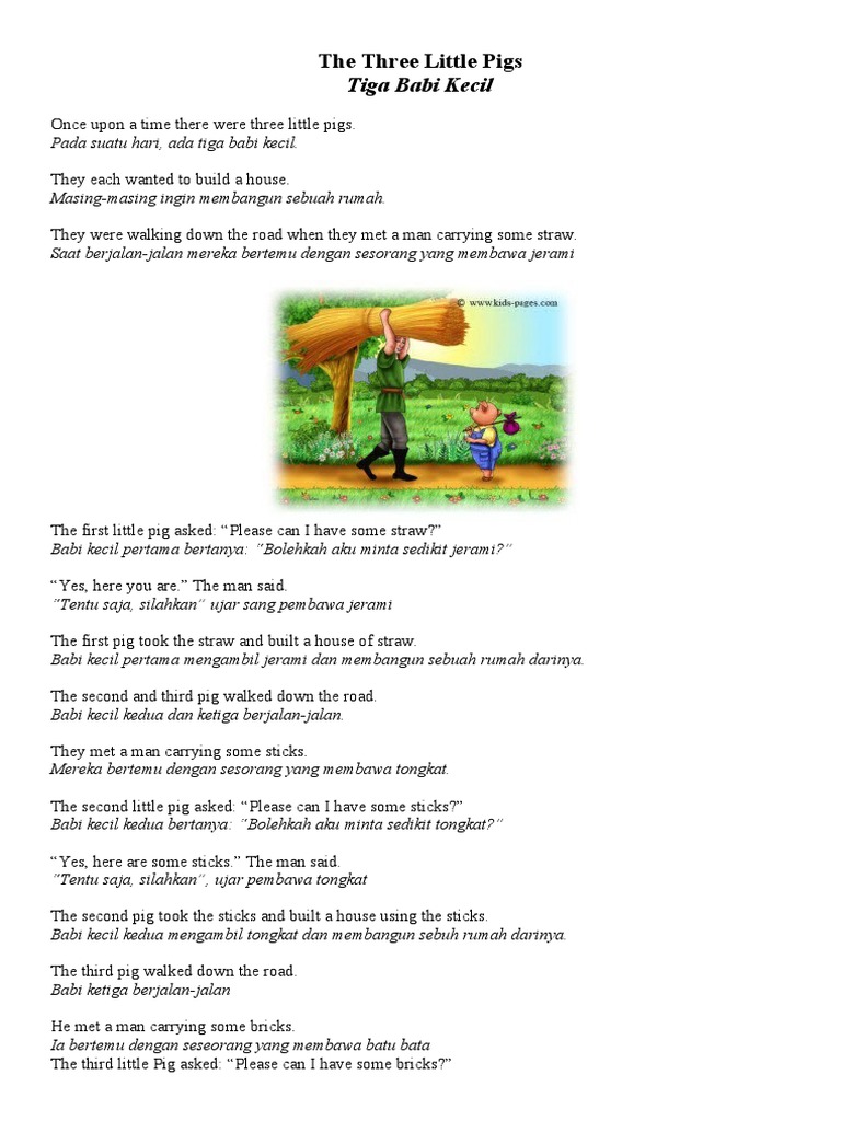 The Three Little Pigs | PDF