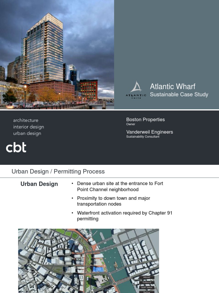 Atlantic Wharf Urban Sustainability Case Study | PDF | Leadership In ...