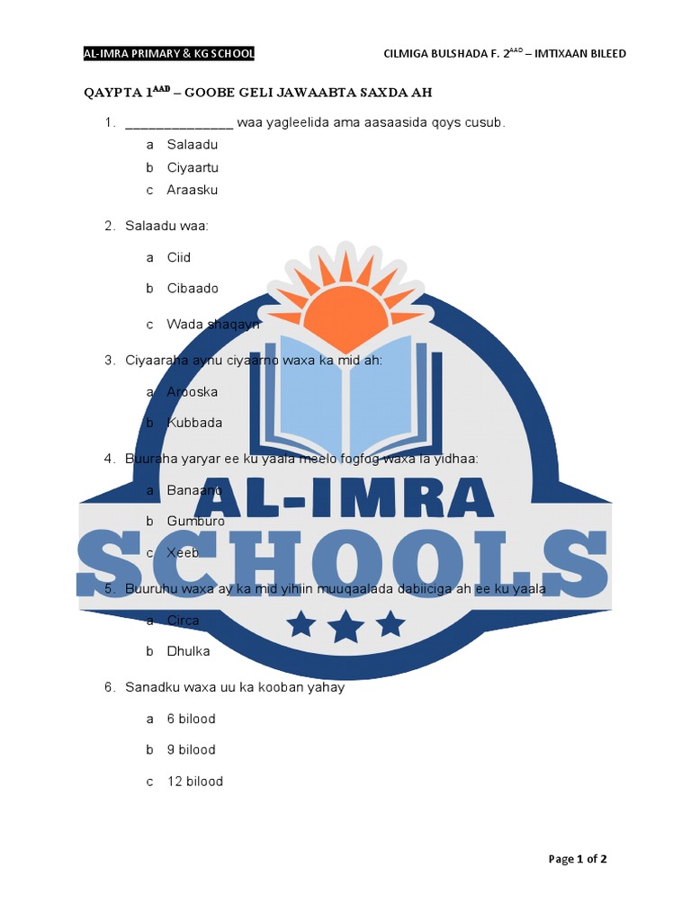 GRADE 3 Science - MONTHLY EXAM MARCH | PDF