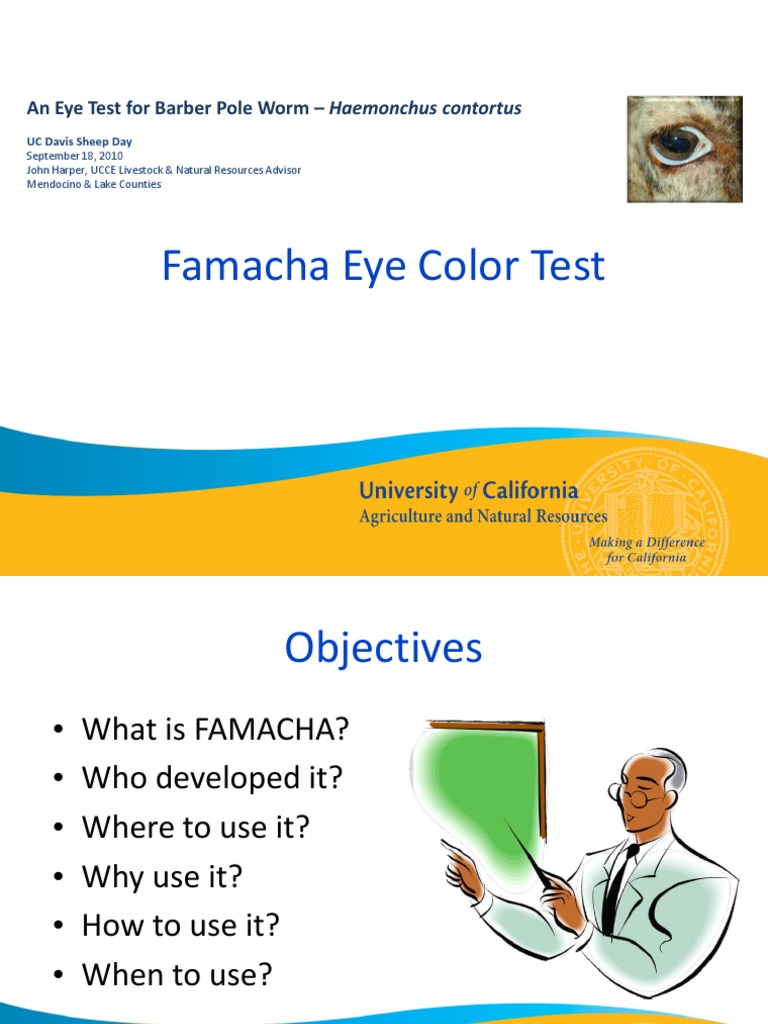 Famacha Eye Color Test: An Eye Test For Barber Pole Worm - Haemonchus ...