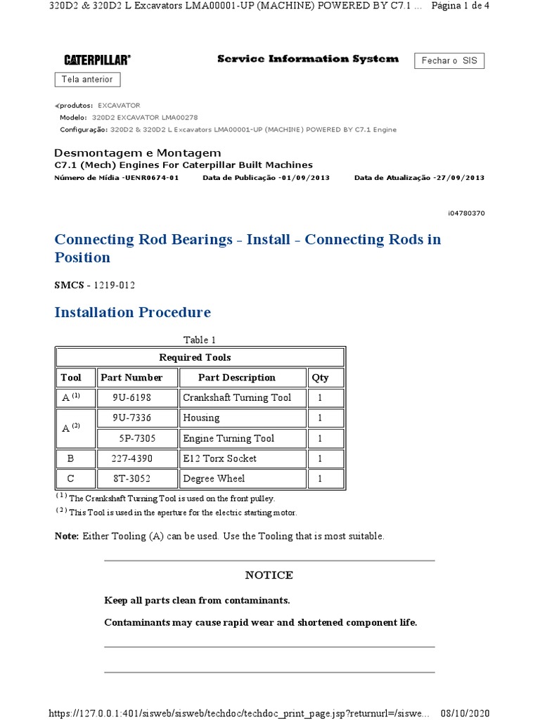 Connecting Rod Bearings - Install - Connecting Rods in Position | PDF ...