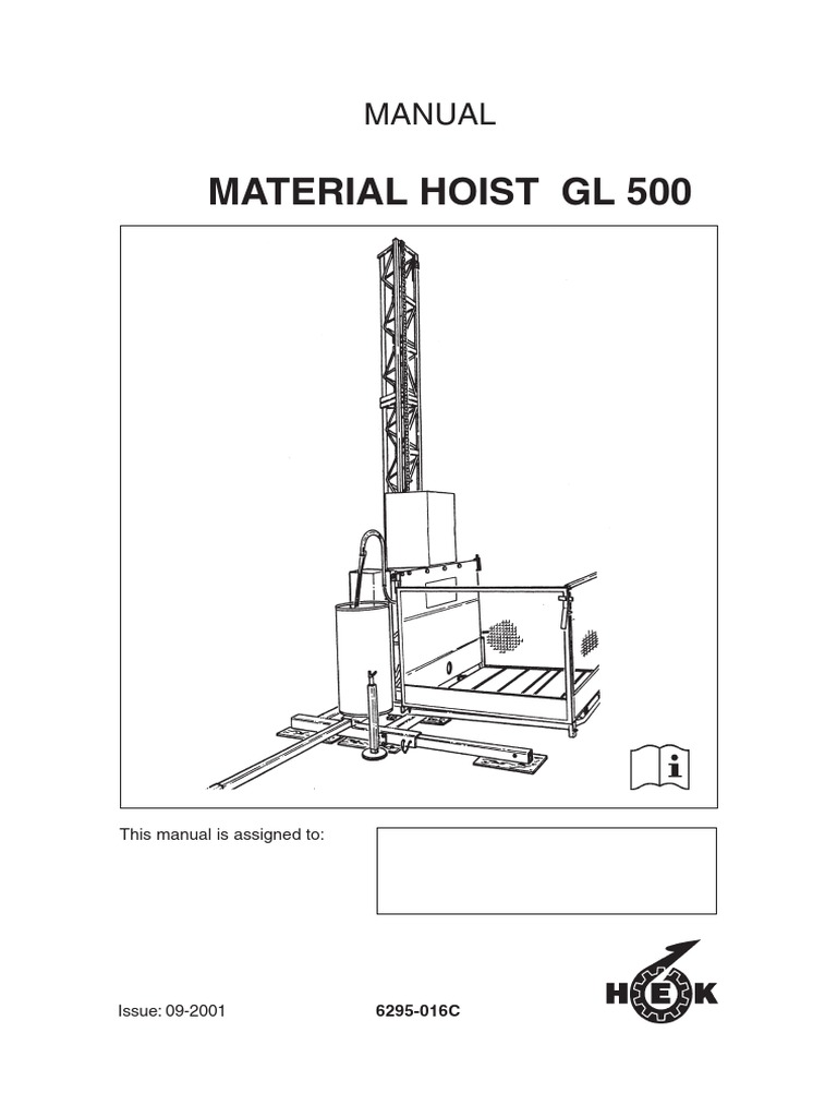 Hek GL Manual PDF | PDF | Electrical Connector | Elevator