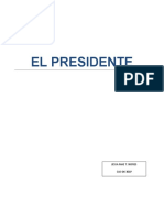 El Presidente Summary | PDF | Philippines | Unrest