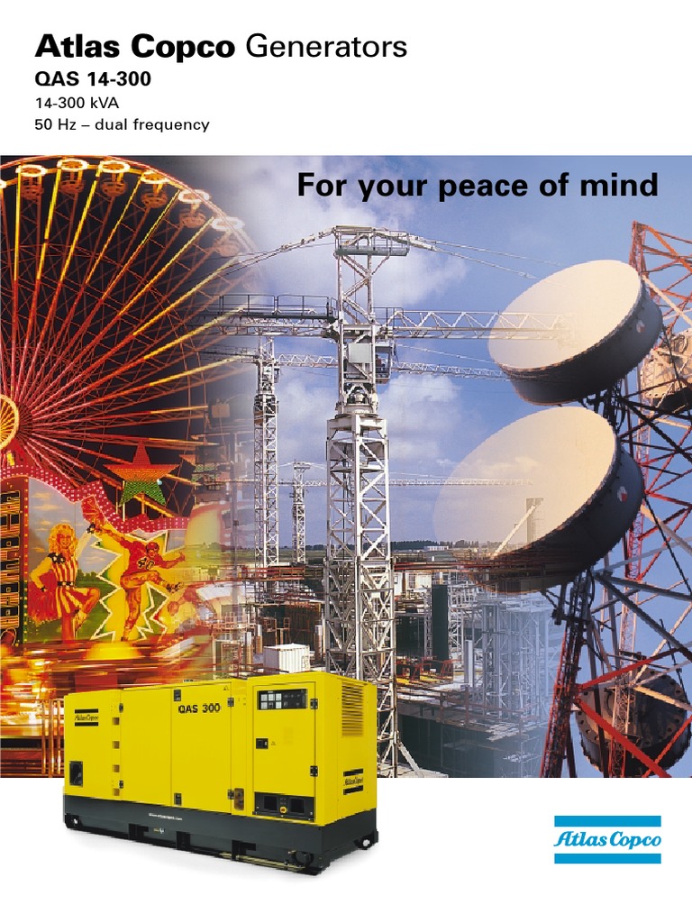 Atlas Copco Generators: 14-300 kVA 50 HZ - Dual Frequency | Download ...