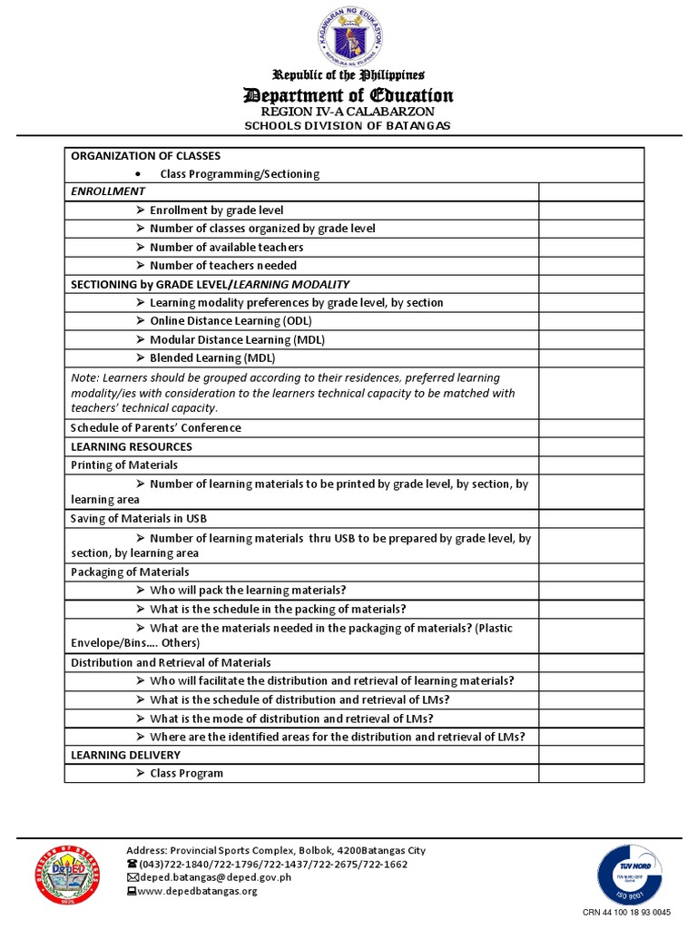 LCP Checklist PDF | PDF | Behavior Modification | Cognition