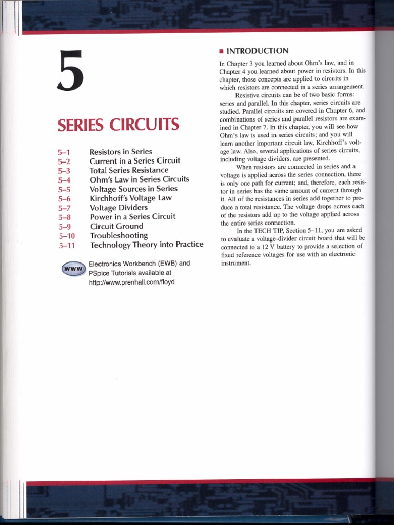 Series Circuits: Pspice Tutorials Available at Loyd | PDF | Voltage | Electrical Network