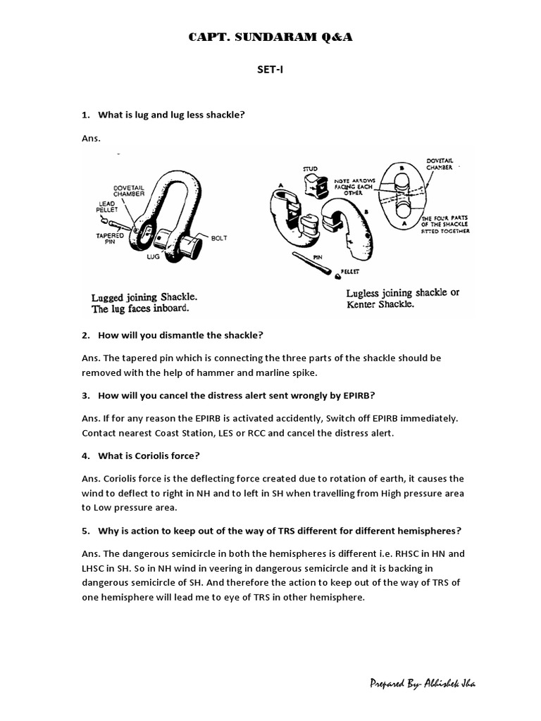 Capt. Sundaram Q&A-1 | PDF | Radar | Global Positioning System